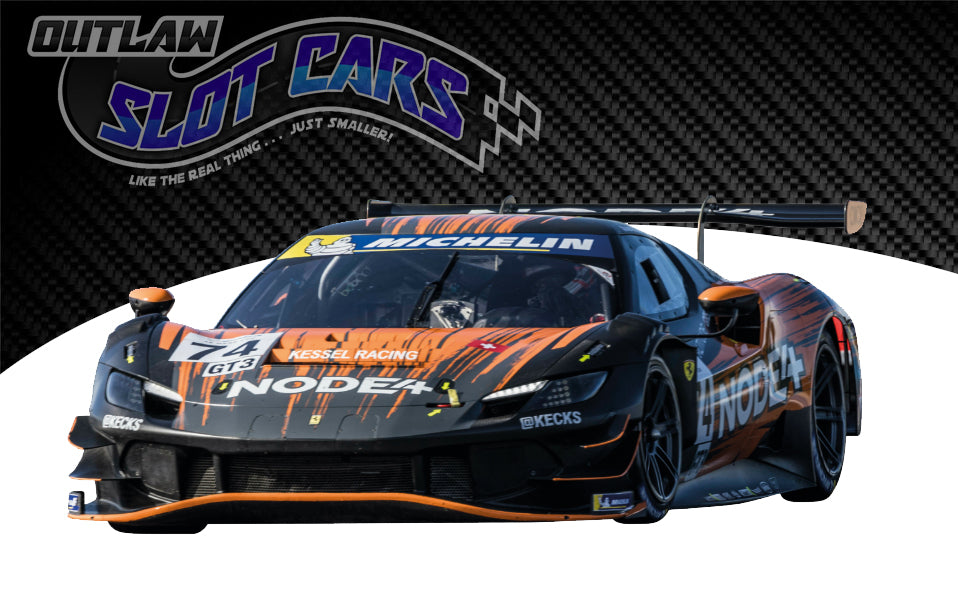 Carrera 20027811 Ferrari 296 GT3 "Kessel Racing, No.74" – Outlaw Slot Cars